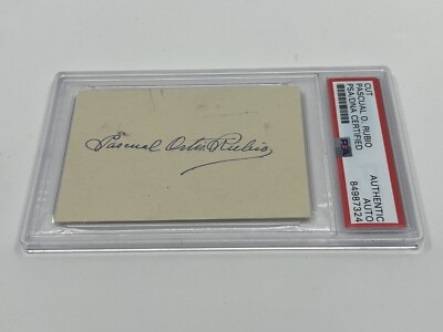 Pascual Ortiz Rubio President of Mexico Diplomat Signed Autograph Cut ...