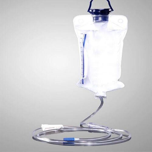 Reusable Enema Bag Colon Cleansing Kit 1200ml Bowel Preparation Safe ...