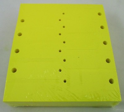 Self-Locking Key Tags, 4 1/2" X 3/4", 1,000 per Pack, Yellow | eBay