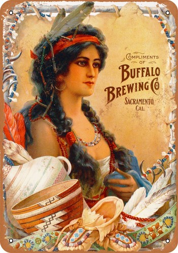 Metal Sign - 1890 Buffalo Brewing Company - Vintage Look Reproduction ...
