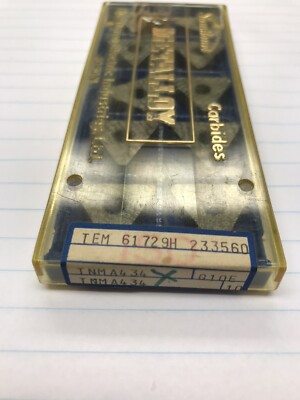 10 pcs. TNMA434 G10E SUMITOMO INSERT (loc G19) | eBay