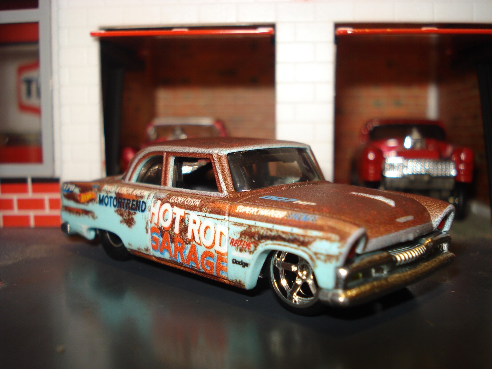 1955 55 PLYMOUTH SAVOY SUPERCHARGED HEMI LIMITED EDITION 1/64 HW PATINA ...