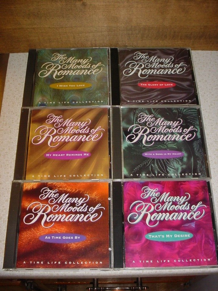 6 CD TIME LIFE MUSIC THE MANY MOODS OF ROMANCE A TIME LIFE COLLECTION ...