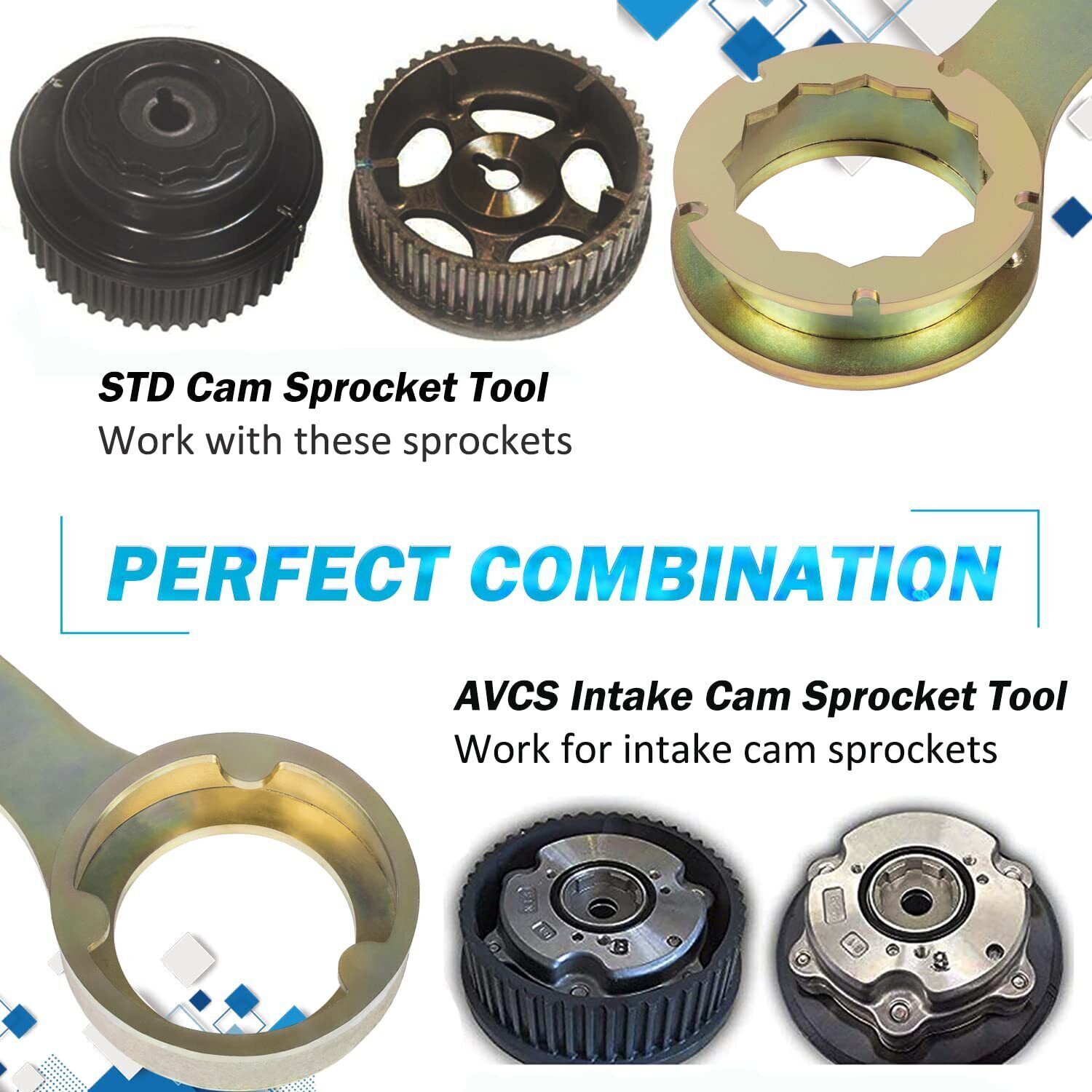 Intake/Exhaust Cam Sprocket Install & Remove Wrench Tool For Subaru ...