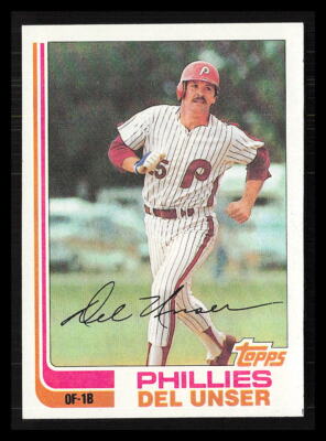Del Unser 1982 Topps #713 Philadelphia Phillies | eBay
