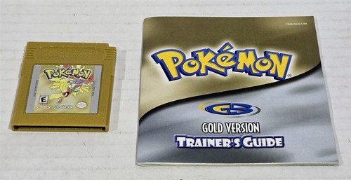 A-326 VINTAGE AUTHENTIC NINTENDO GAMEBOY POKEMON GOLD EDITION WORKING ...