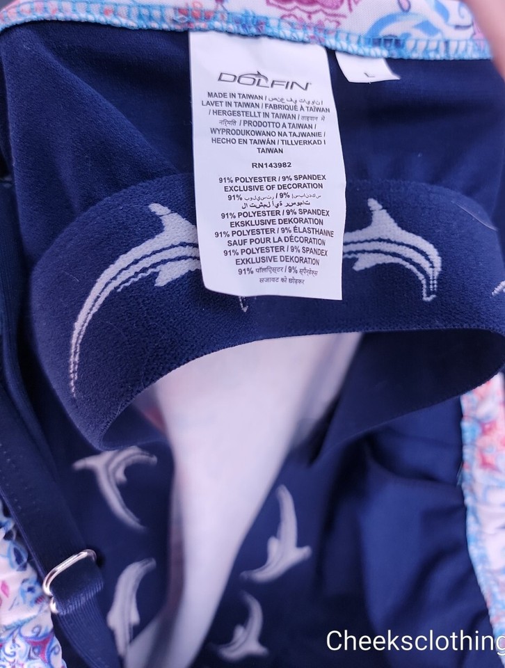 NWT Dolfin Aquatic Fitness Tank Swim Top Women's size LARGE | eBay