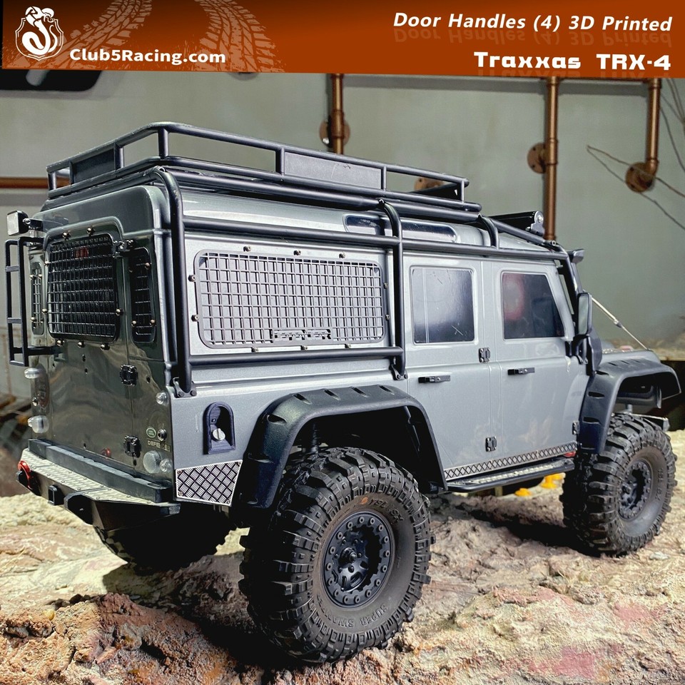 Door Handles (4) 3D Printed for Traxxas TRX-4 Defender Body ( V2 ) | eBay