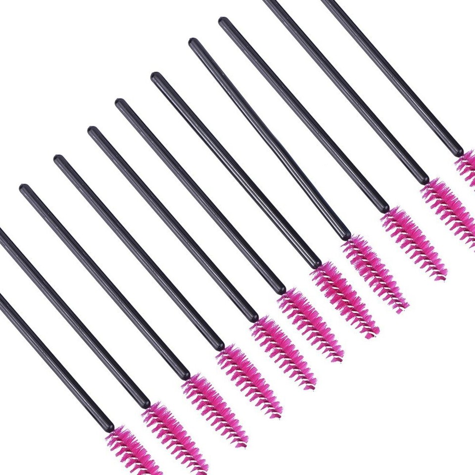 200 PCS Disposable Eyelash Brush Mascara Wands Spoolies for Eye Lash ...
