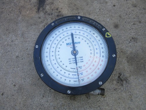 MD Totco Crane Line Wireline Varco Indicator Tong Torque Gauge Load ...