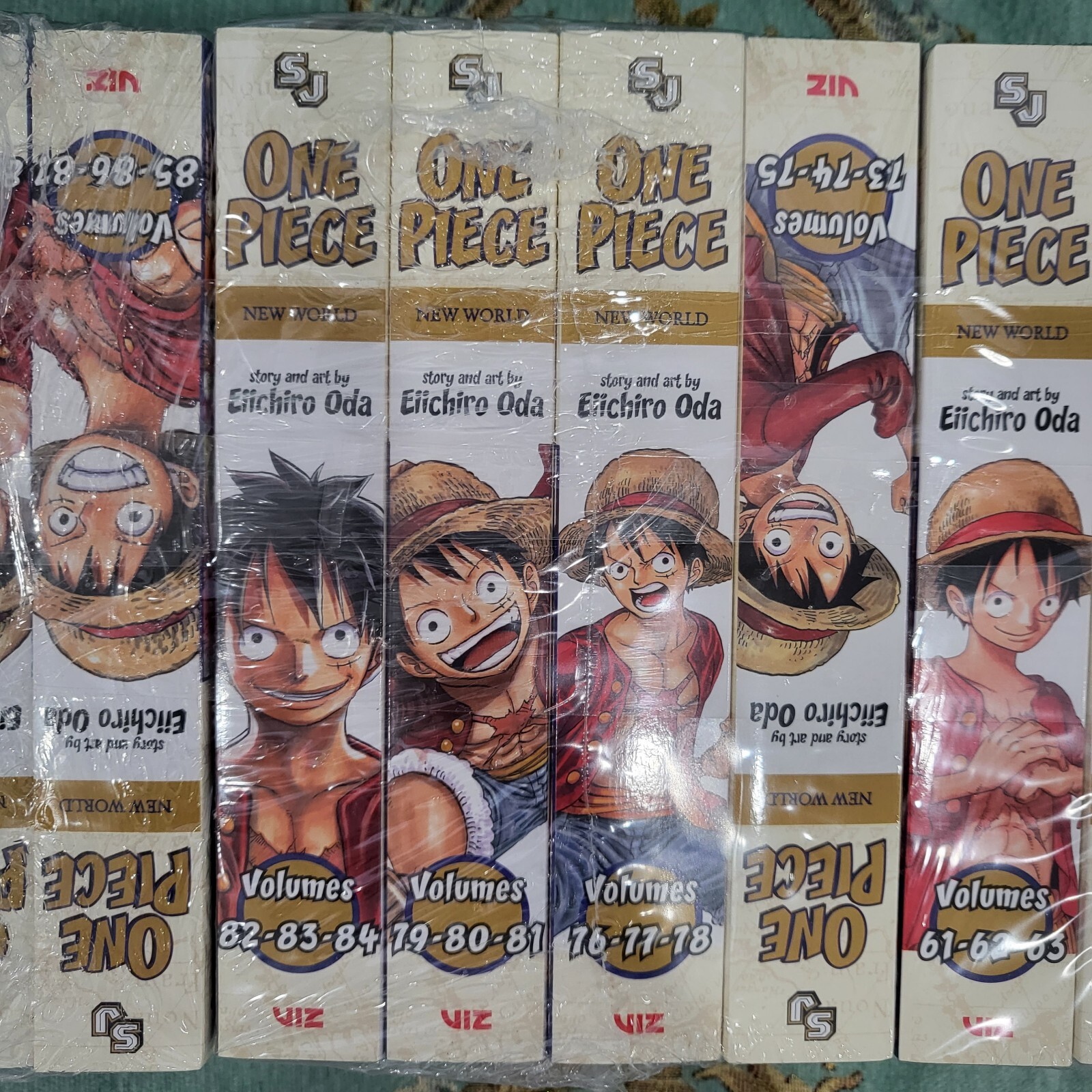 One Piece (3-in-1 Edition) 13 books English Manga Set 21-33 (Vol. 61-99 ...
