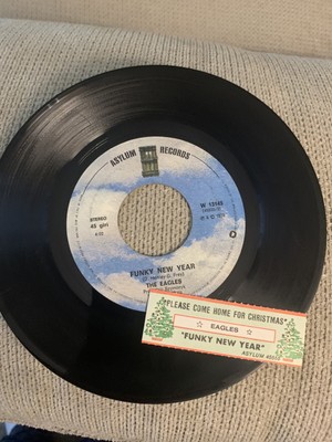The Eagles 45 Please Come Home for Christmas / Funky New Year W ...