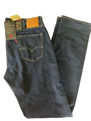 Levi's Premium Dark Wash 514 Straight Stretch 5 Pocket Jean W38 x L38 ...