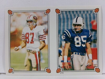 1987 Topps Album Stickers Matt Bouza Dwight Clark #215-65 | eBay