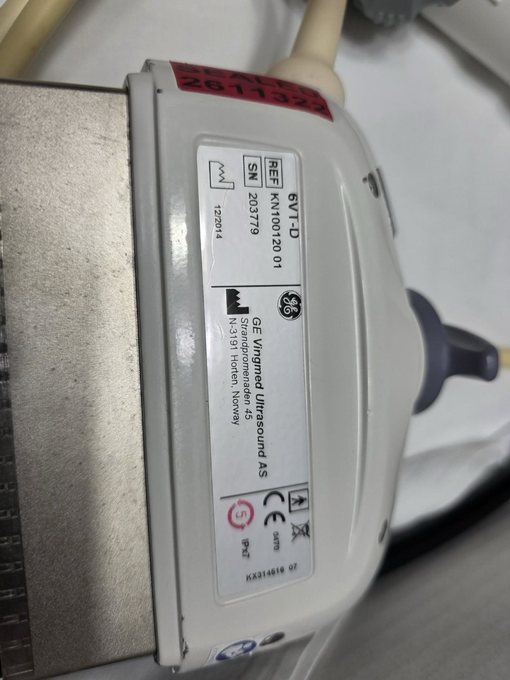 GE 6Vt-D 4D TEE Ultrasound Probe Transducer - w/ Small Head Crack | eBay