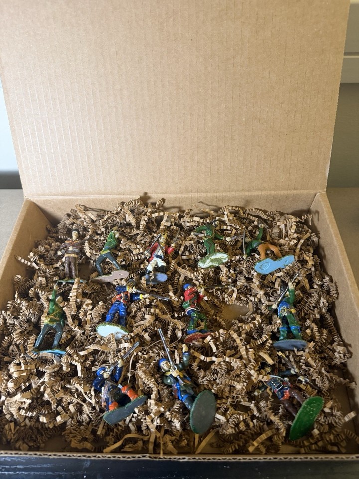 French Indian War French Rogers' Rangers Trappers Hand Painted Figures ...
