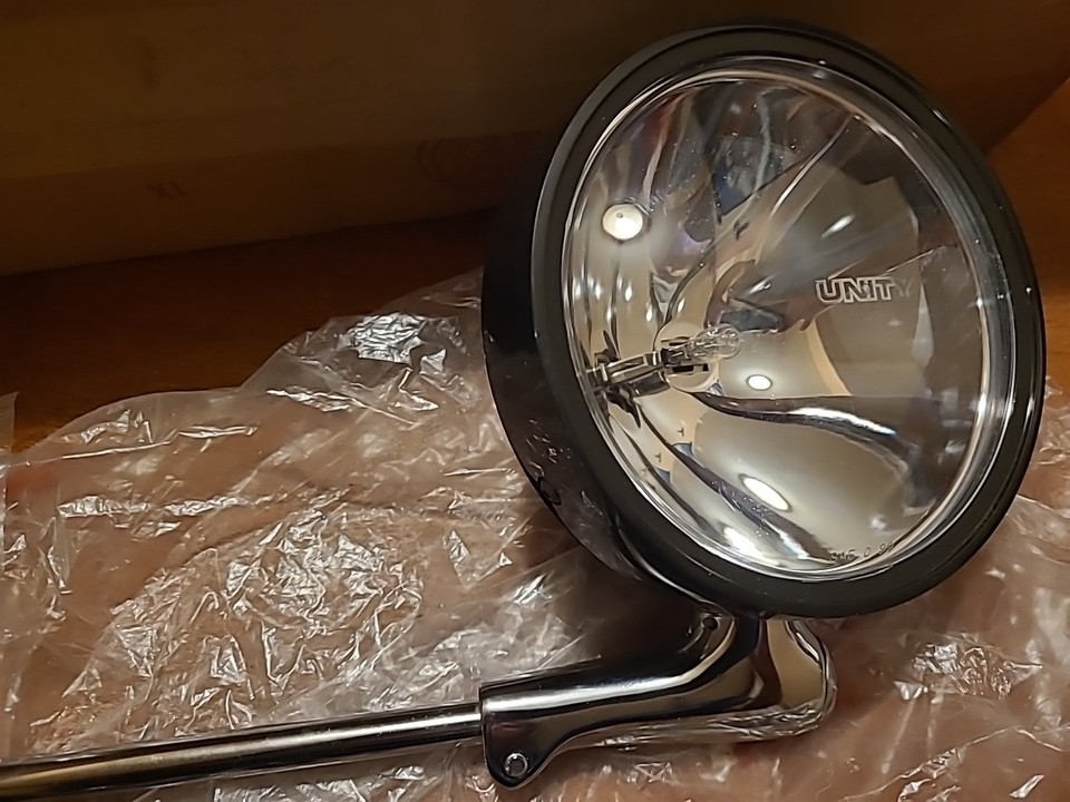 Unity Manufacturing Post Mount Spotlight Spot Light Black & Chrome ...