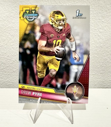 2023 Bowman Chrome U Football DREW PYNE Bowman 1st #37 Arizona State ...