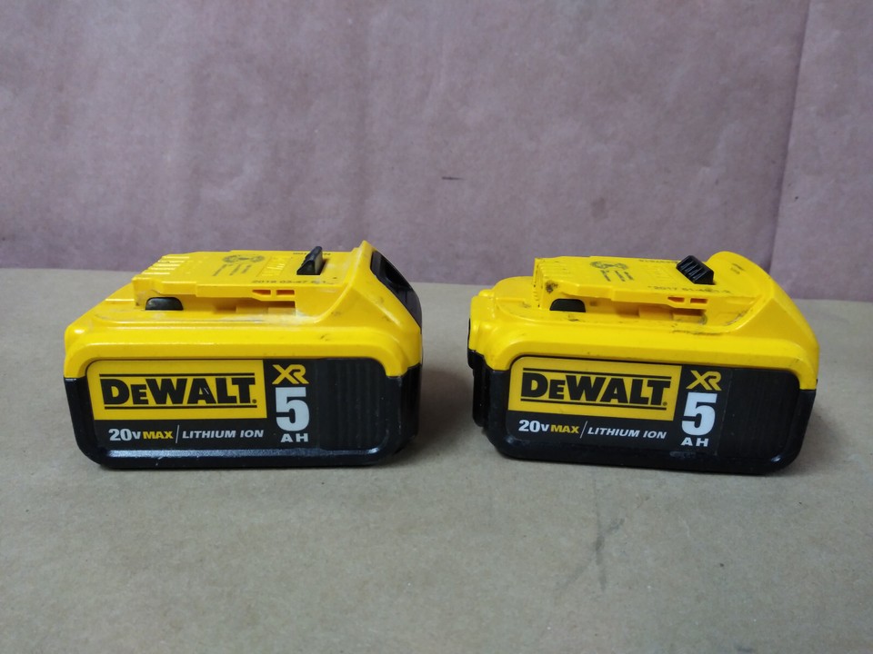 2Pack Dewalt DCB205 20V MAX XR 5.0 Ah Compact Power Tool Battery #108 ...