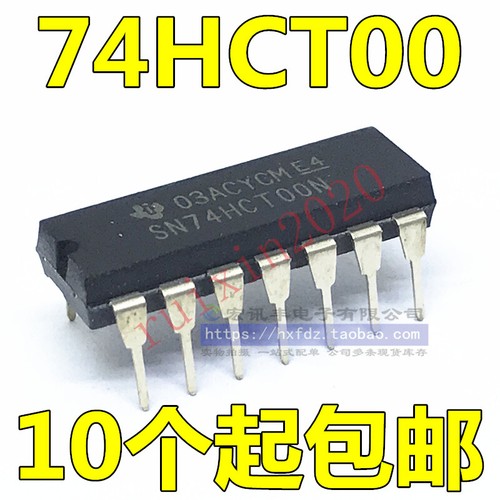 CD74HCT00E (SN74HCT00N) NAND Gate 74HCT00 IC (1 pcs)#R2020 | eBay