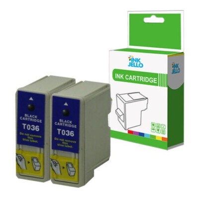 2 Black Ink Cartridge For Epson Stylus C42 C42SX C42UX C42 C42s C44 ...