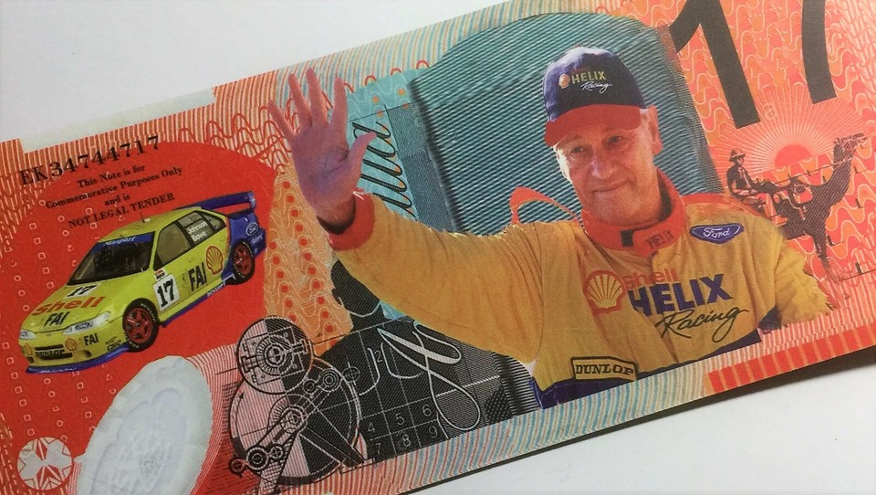 Dick Johnson 17, Bathurst, Ford Falcon, Novelty Note, Not Legal Tender ...