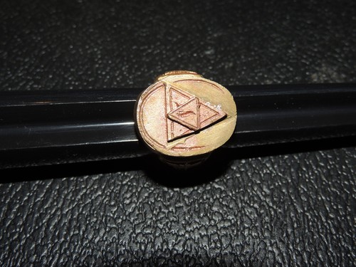 Mason Ring Size 8 1/2 Triangle withing Triangle Degree Ritual Copper ...
