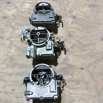 1966 Pontiac GTO Full Size 442 Tri Power Carburetors SET Rebuilt | Togo