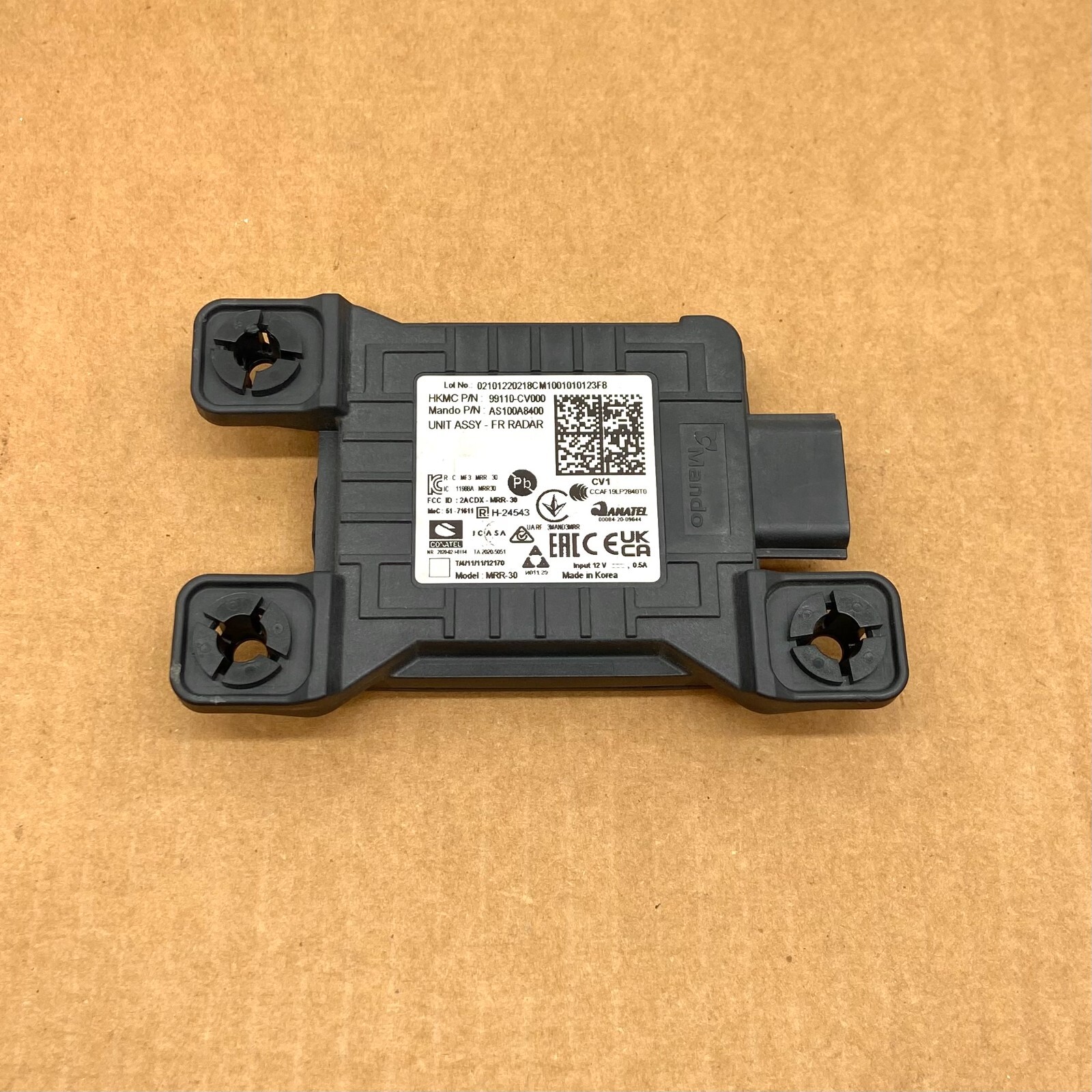 OEM 22-23 Kia EV6 Cruise Control Distance Sensor Assembly Radar 99110-CV000 | eBay