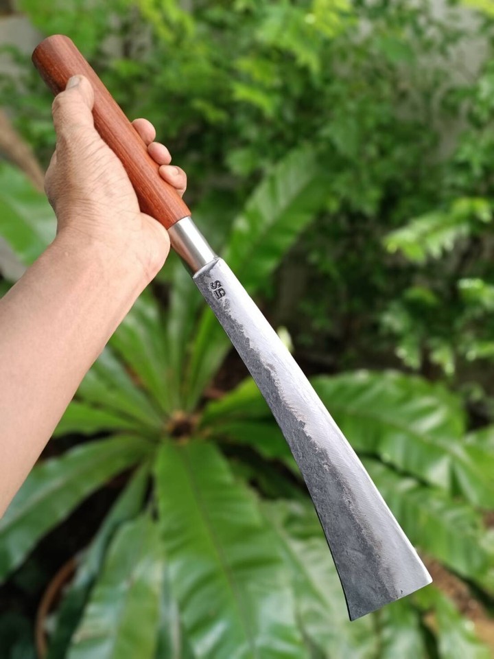 Handmade machete Parang camping garden knife 11” forged blade, Rosewood ...