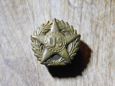 Antique Brass WWI Era United States Discharge Collar Pin | eBay