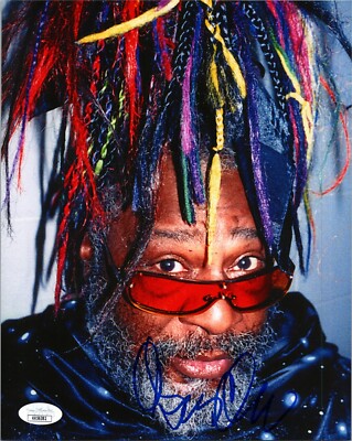 GEORGE CLINTON Authentic Hand-Signed "PARLIAMENT" 8x10 photo (JSA COA ...