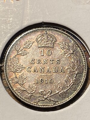 1910 Canada 10 cents - .925 Sterling Silver - *Details* coin | eBay