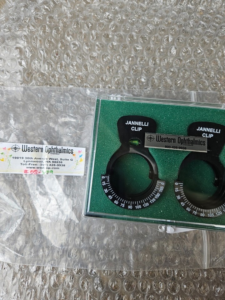 Western Ophthalmics Jannelli Trial Lens Clips Item# OS-399. New unused ...