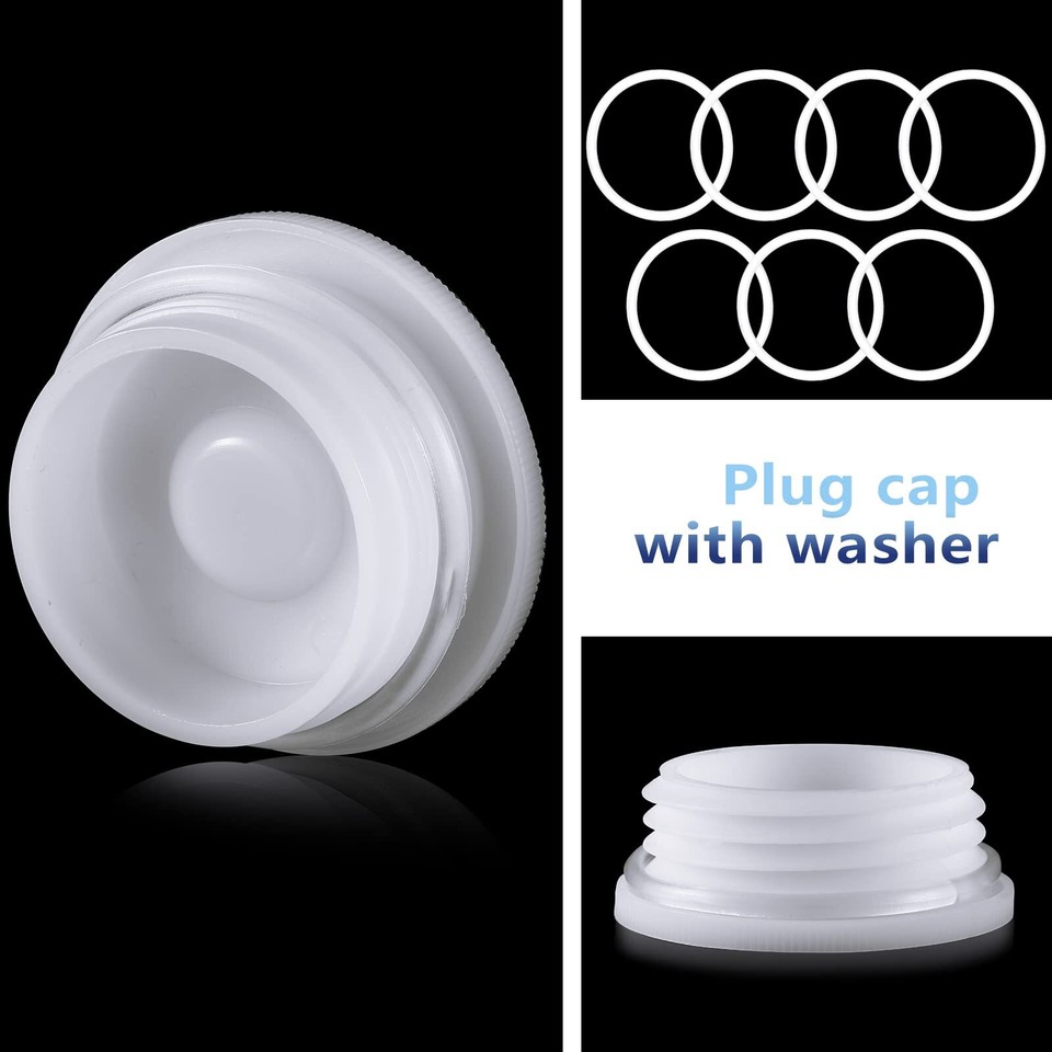 Bung Caps 2'' Fine and Coarse Thread with Gasket Poly Buttress Drum ...