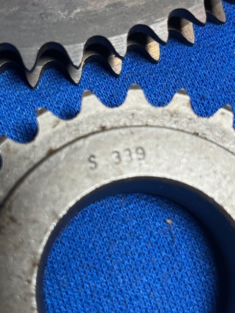 TRW S339 S340 NOS 3-Bolt Big Block Mopar Double Roller Timing Chain Set ...