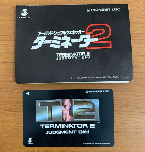 Telephone Card 50 Degrees Terminator 2 Arnold Schwarzenegger with Mount ...