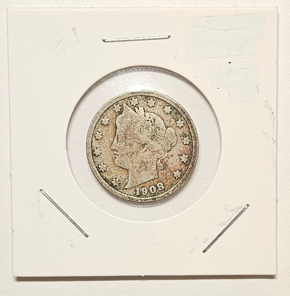 1908 Liberty Head V Nickel 5C Circulated U.S. Type Coin | eBay