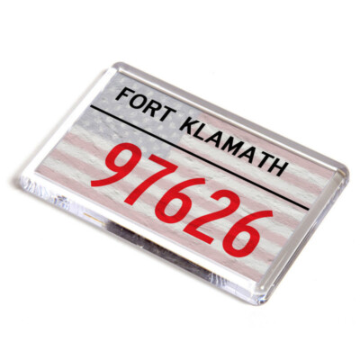 FRIDGE MAGNET - Fort Klamath, 97626 - US Zip Code | eBay