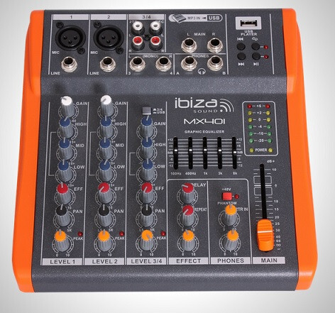 MX401 MIXAGE 4 CANAUX EXTRA COMPACTE IBIZA | eBay