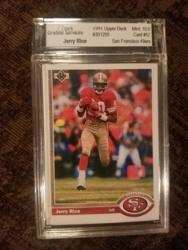 1991 Upper Deck Jerry Rice #57 Football Card mint 10 | eBay