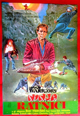 NINJA WARRIORS 1985 RONALD MARCHINI ROMANO KRISTOFF J. LLOYD EXYU MOVIE ...