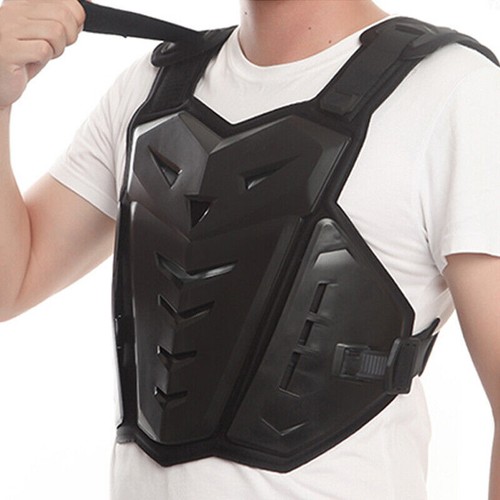 Motorcycle Back Chest Protector Body Armor ATV Street Bike Vest Guard ...