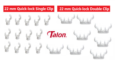 Quick Locking Copper Pipe Clips Single 22mm Clip & Copper Pipe Double ...