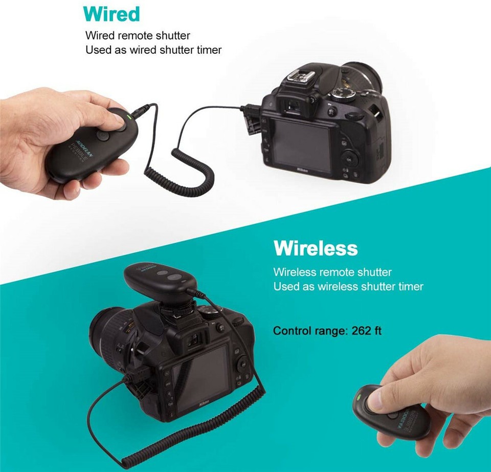 2.4Ghz Wireless Camera Remote Shutter Release for Canon Nikon Sony ...