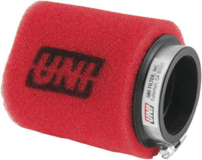 Uni Air Filter Foam Pod Air Filter Straight 2 1/4" Flange I.D. 4" L p ...