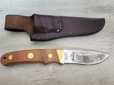 SCHRADE USA PH1 PRO HUNTER NORTH AMERICAN HUNTING CLUB KNIFE W/SHEATH ...