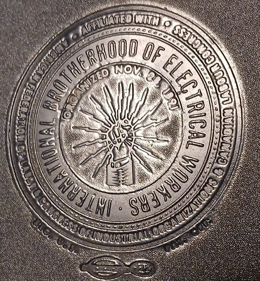 🌟RARE🌟VINTAGE DARK BLUE ,(🌟IBEW🌟) CARD HOLDER GREAT SHAPE | eBay