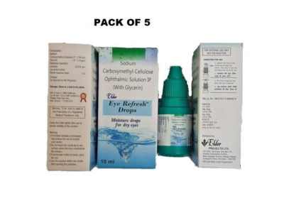 Elder Eye Refresh Drops Moisture Drops For Dry Eyes 10ML Each - Pack of ...