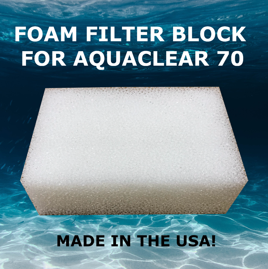 12 FOAM FILTER PADS FOR AQUACLEAR 70 / 300 FREE SHIPPING! MADE IN USA ...